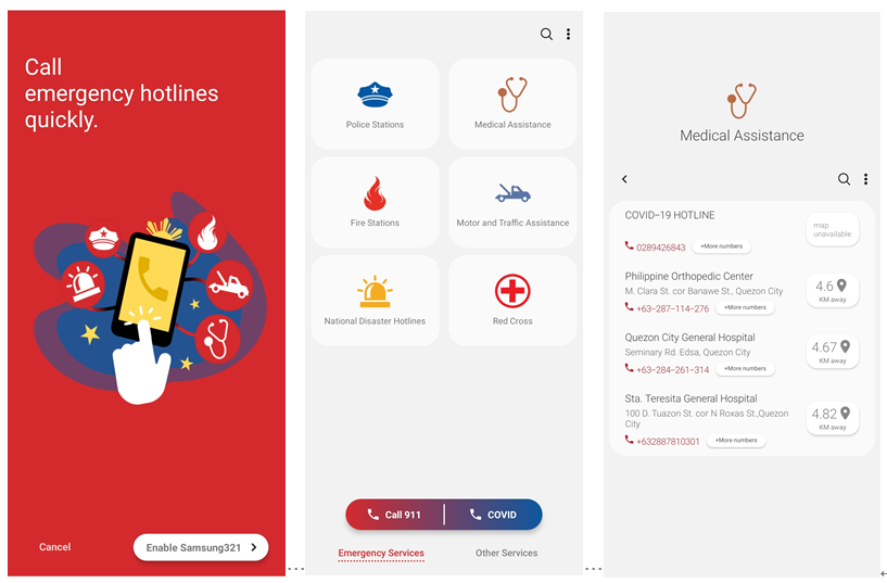 SAMSUNG 321 App now comes with COVID-19 Hotlines | Samsung Research